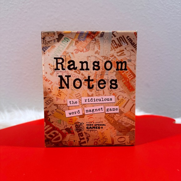 Ransom Notes | Games | Ransom Notes The Ridiculous Word Magnet Game ...